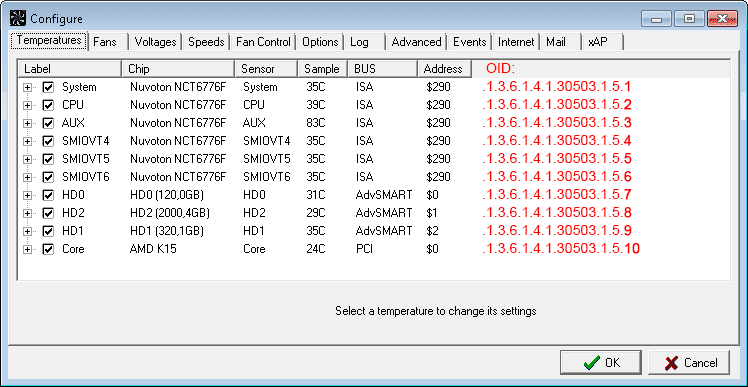 SpeedFan and SNMP with SFSNMP – Biesma.net